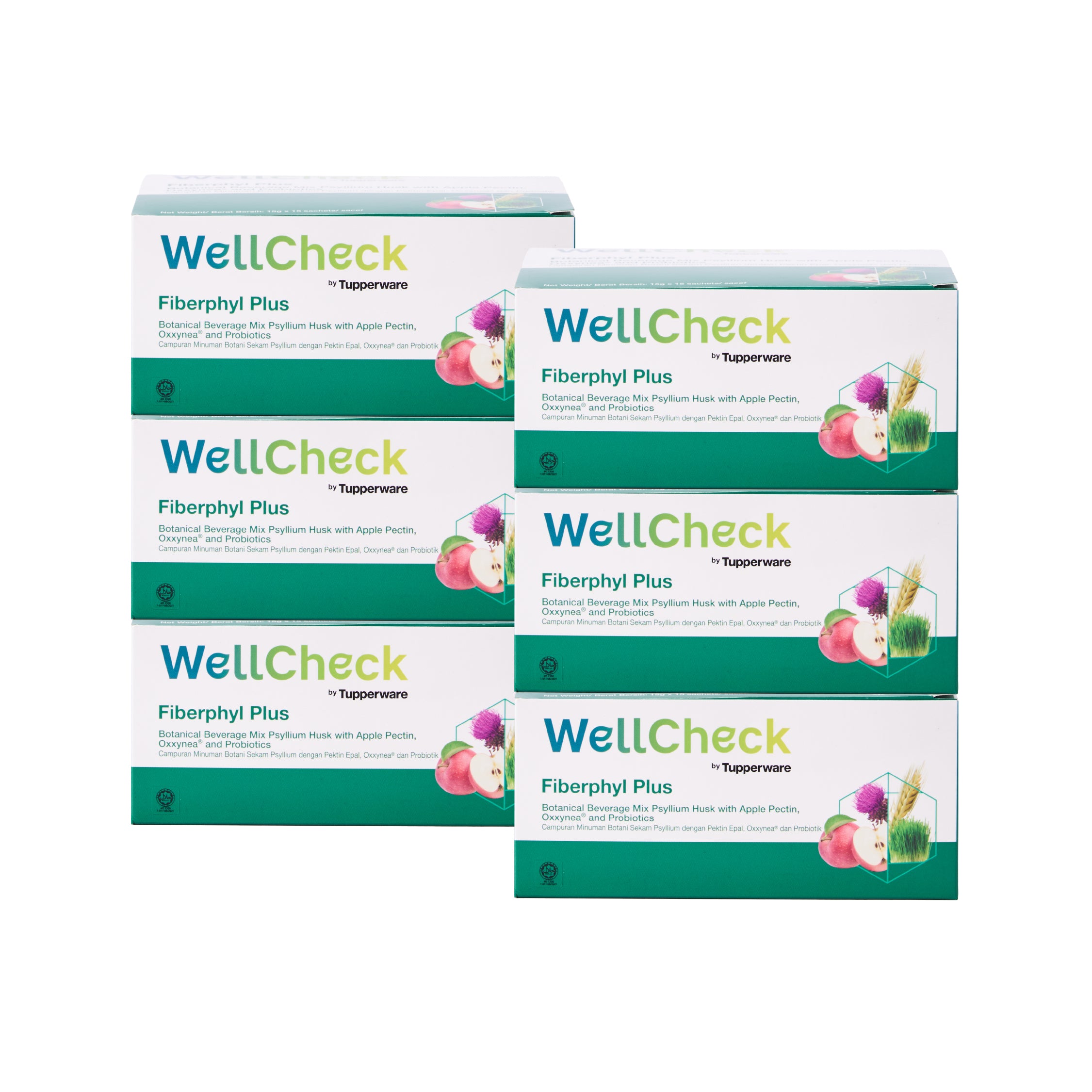 WellCheck Fiberphyl Plus | 6boxes | 15gm x 15 sachets – (PM Store) Tupperware Brands Malaysia ...
