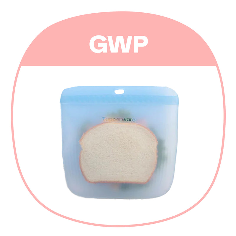 GWP: Medium Slim Silicone Bag | 1pc | 980ml – (PM Store) Tupperware ...