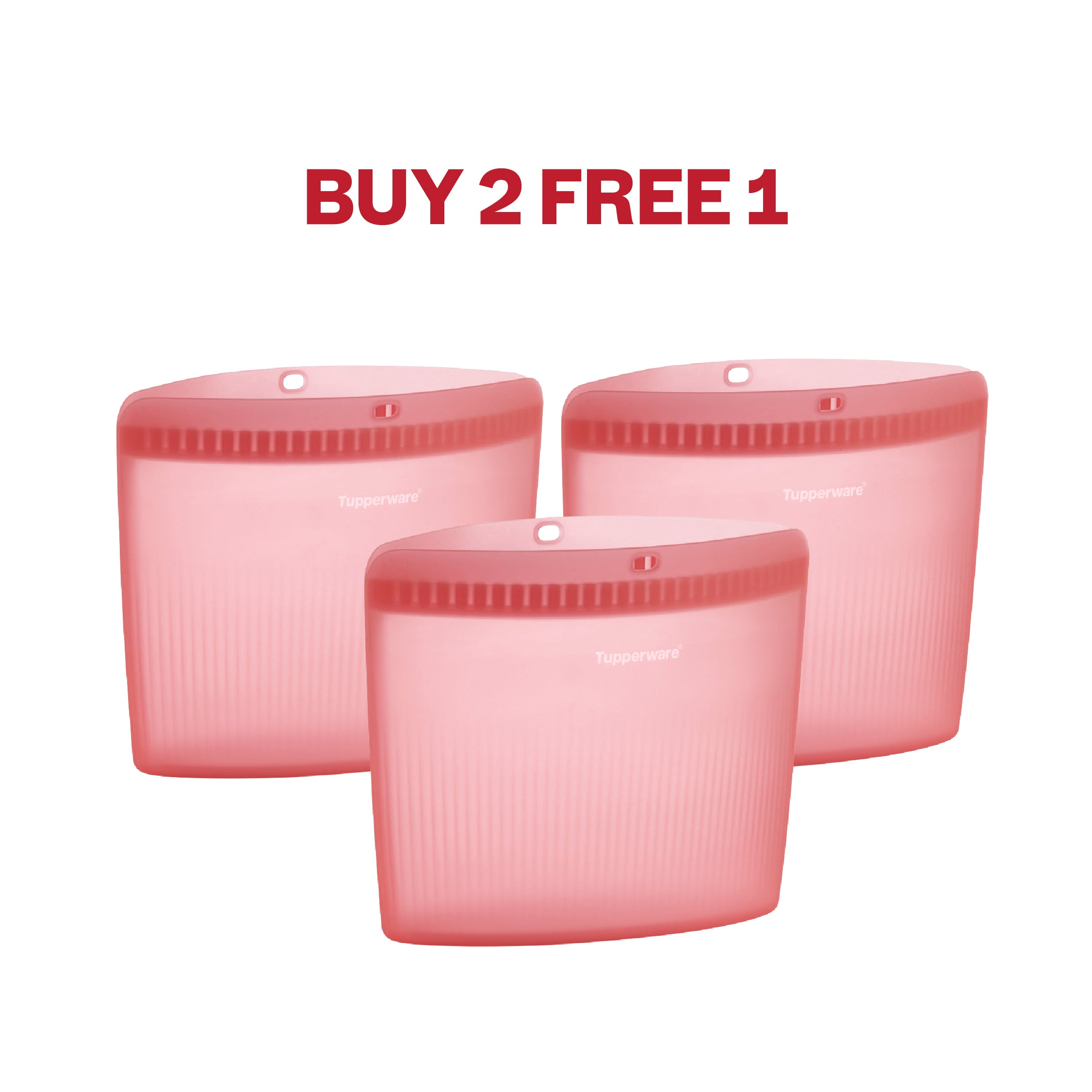 Silicon Bag Xtra Large | 3pcs | 2.9L – (PM Store) Tupperware Brands ...