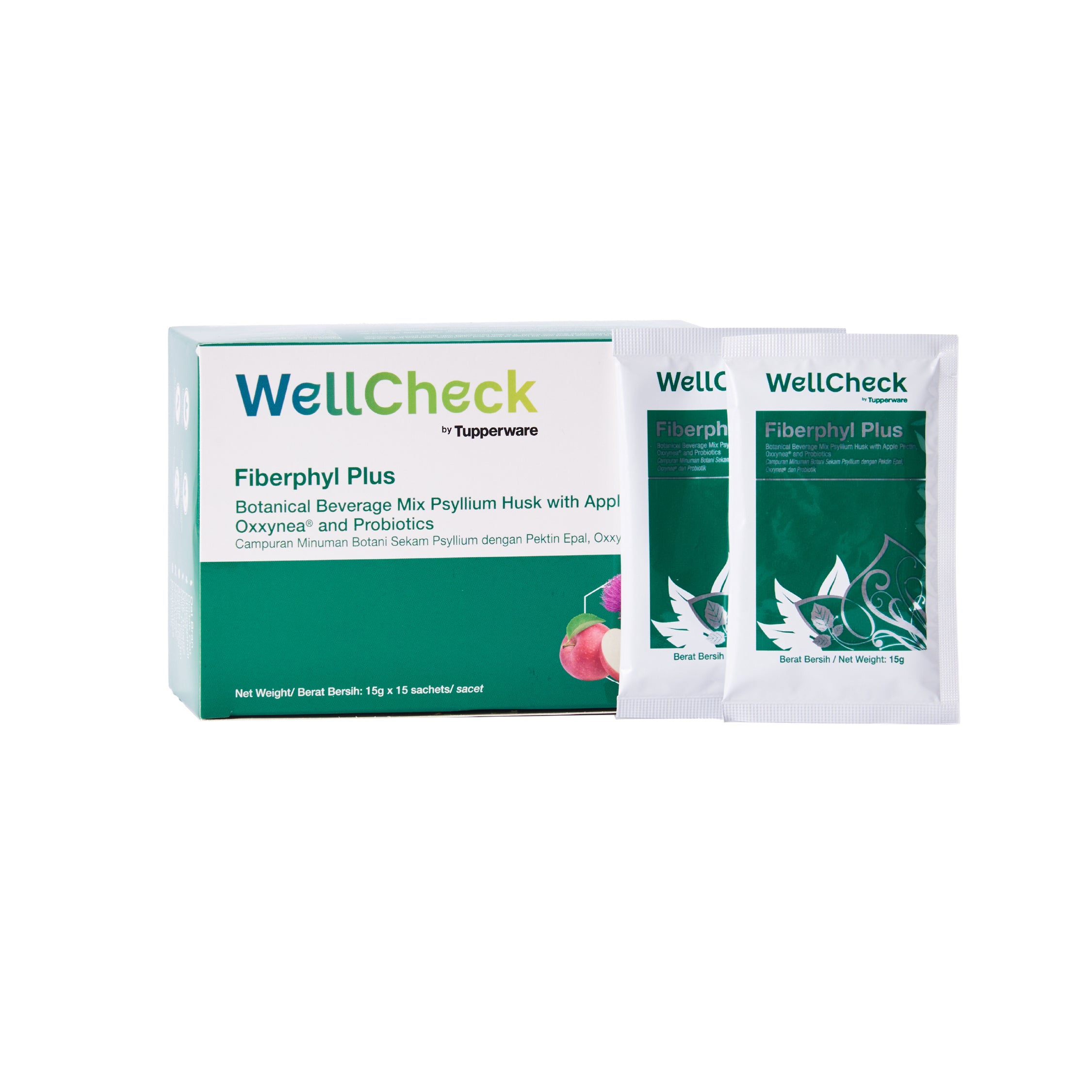 WellCheck Fiberphyl Plus | 1box | 15gm x 15 sachets – (PM Store) Tupperware Brands Malaysia Sdn ...